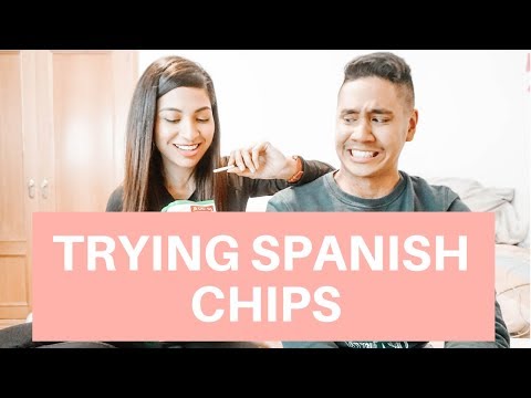 TRYING SPANISH CHIPS || Signed by Roxci