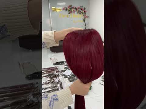 red wine color hair - One of Dee hair is best-selling and most beautiful colors. 💖💖💖