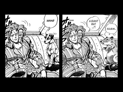 JoJo's Bizarre Adventure Dog Censorship in 1st Run VIZ Media Manga