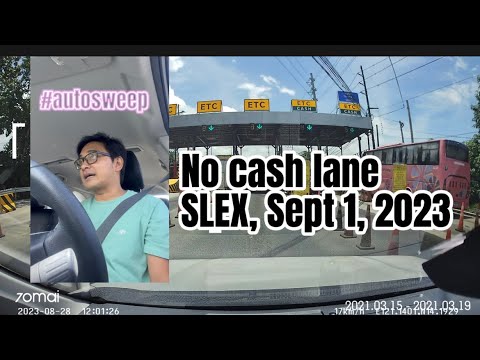 No more cash lanes Slex? #sept1 #autosweep #slex