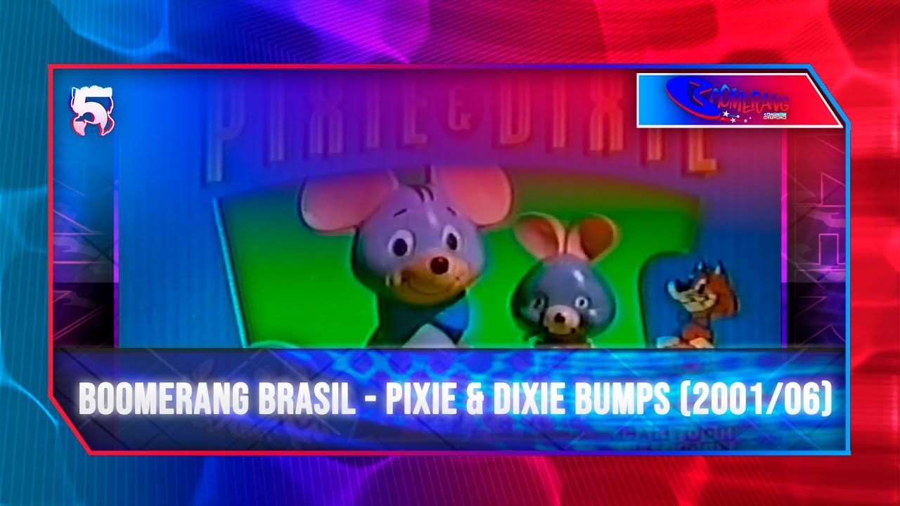 [VERY RARE] Boomerang Brazil | Pixie & Dixie Bumpers | (2001/2006)