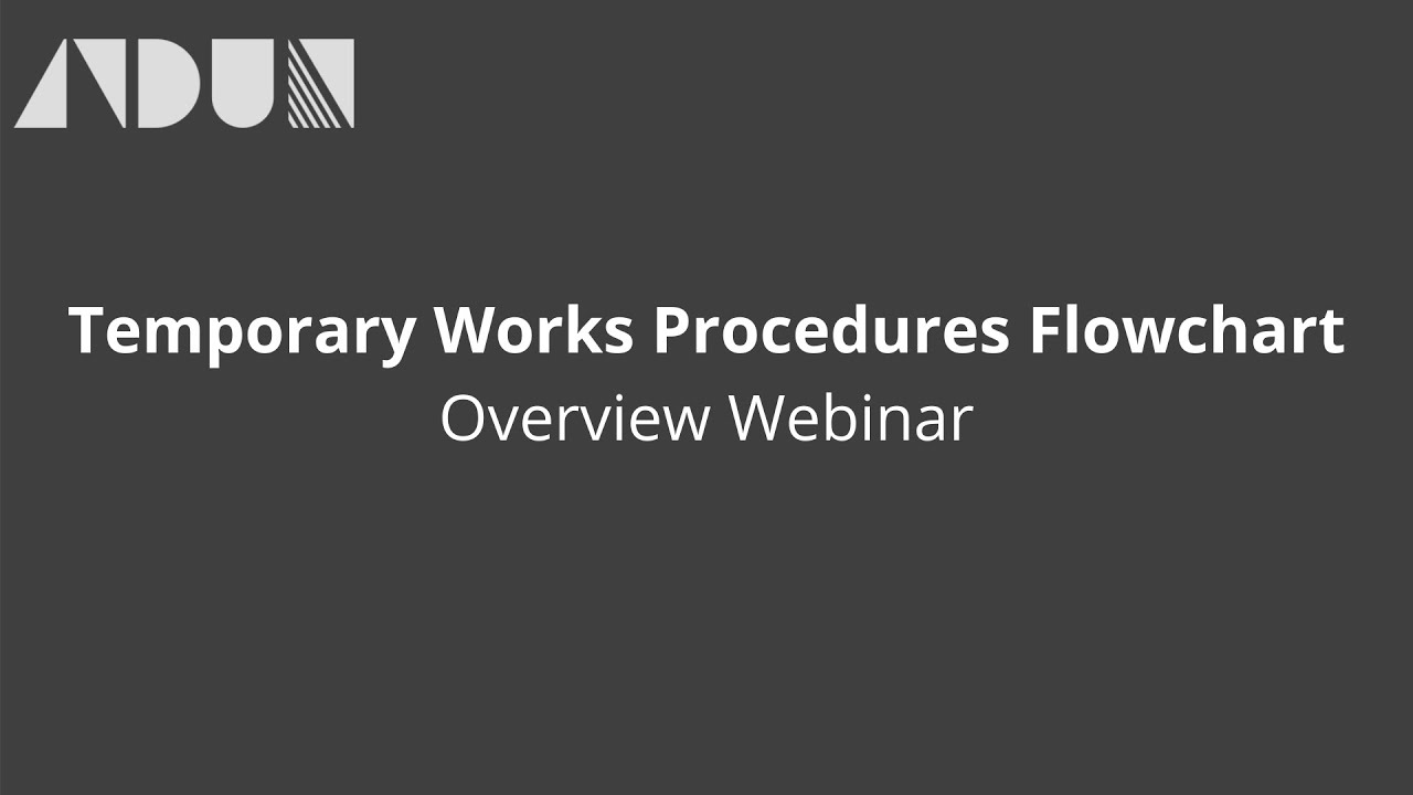 BS5975 Temporary Works Procedures Flowchart Overview