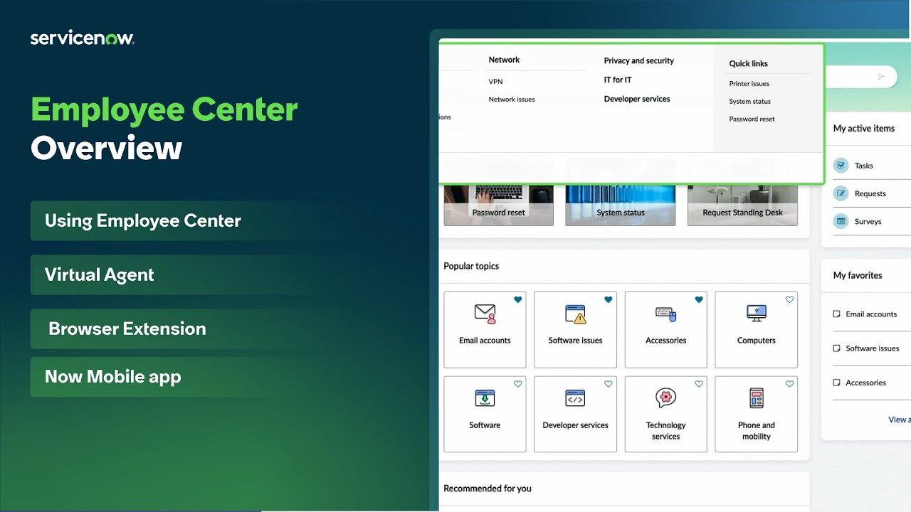 Employee Center | Overview