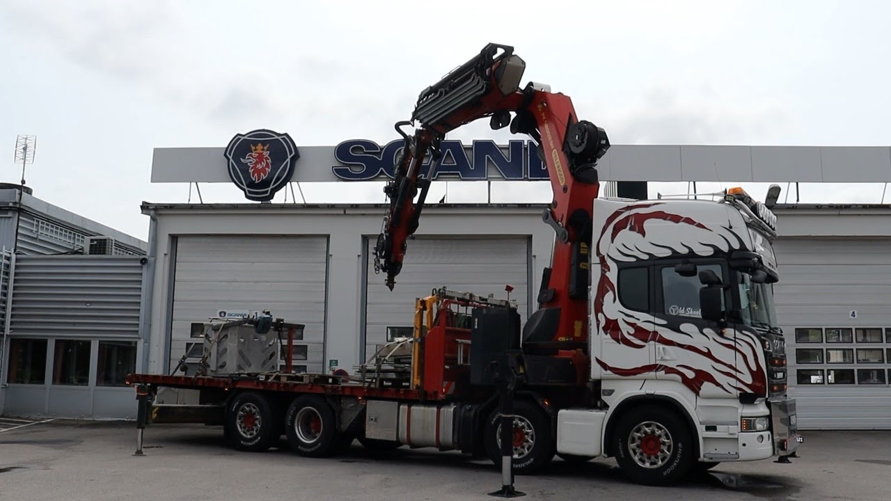 Kranbil Scania R500LB8X2 6HNB, Oskarshamn, Klaravik auktione