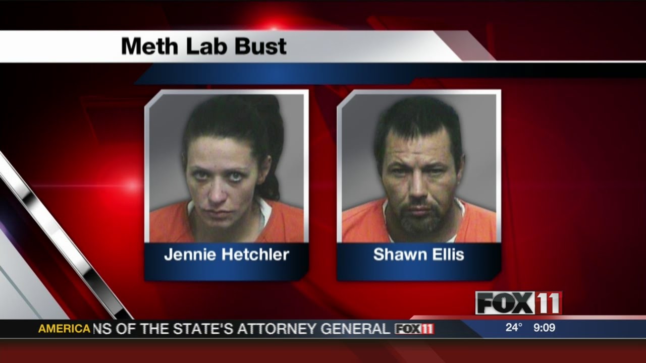 Two arrested for meth lab bust