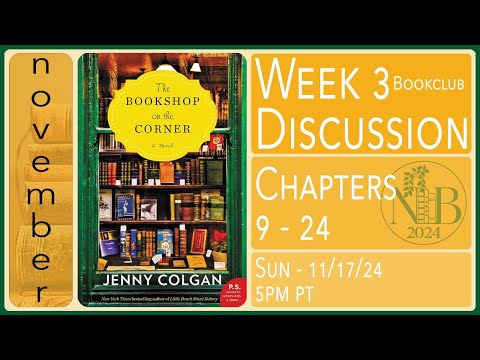 Week 3 Discussion - The Bookshop on the Corner