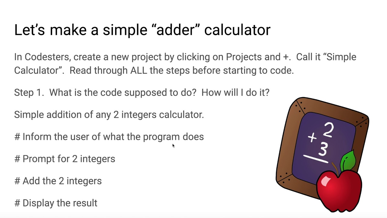 Python Mini Challenge: Python Adder
