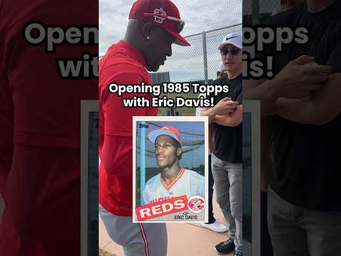 Eric Davis finds his rookie card & holds The M1NT Case for the first time! @m1ntaverse #fyp