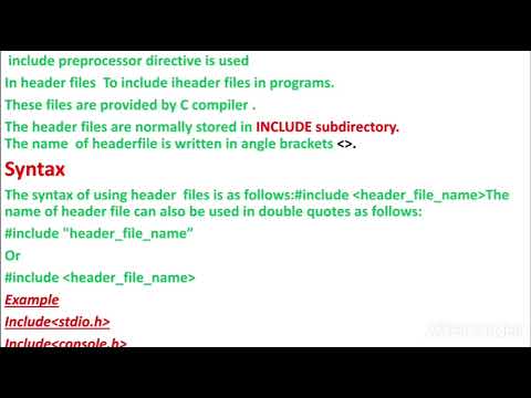 header files and syntax with example, main function with syntax explained in c/c++ urdu/hindi