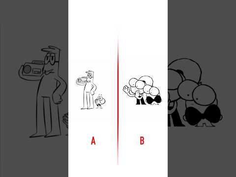Clap Your Hands 😄 A vs B (Animation Meme) #shorts