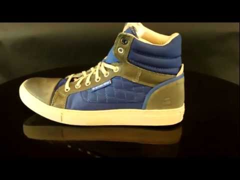 G-Star Augur Samovar Nylon Navy Leather & Textile GS52052.mov