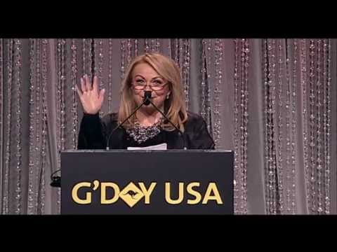 Jacki Weaver announces AACTA International Awards Nominees in LA