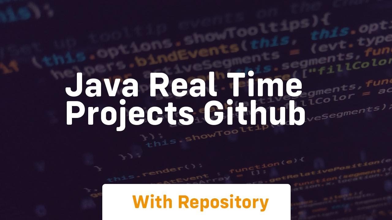 java real time projects github
