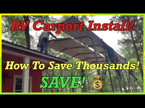 Installing a Metal Carport, RV Carport Installation, How To Buy a Carport,