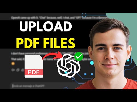 How To Upload PDF Files to ChatGPT (Easy Tutorial) 2025