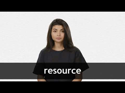How to pronounce RESOURCE in American English