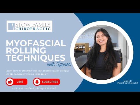 Myofascial Rolling Techniques Using a TENNIS BALL at Stow Family Chiropractic