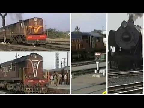 Secunderabad railway station Arrivals & departures in 1992 || Happy 167th birthday Indian railways
