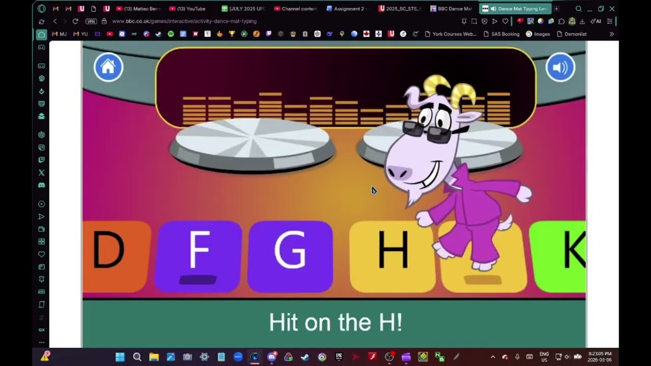 *NEW WR* BBC DANCE MAT TYPING - STAGE 1 Any% Speedrun in 3:23.733!!!
