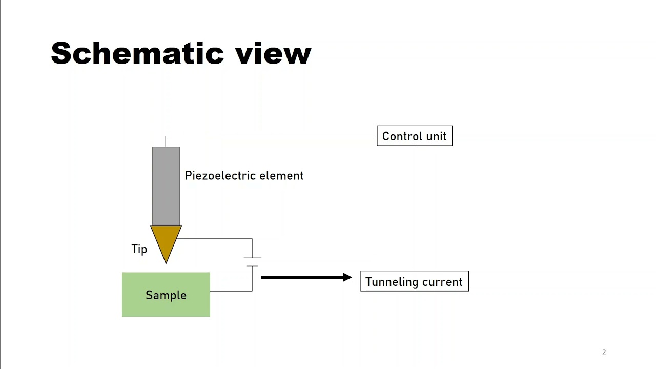 Components scanning tunneling microscopy
