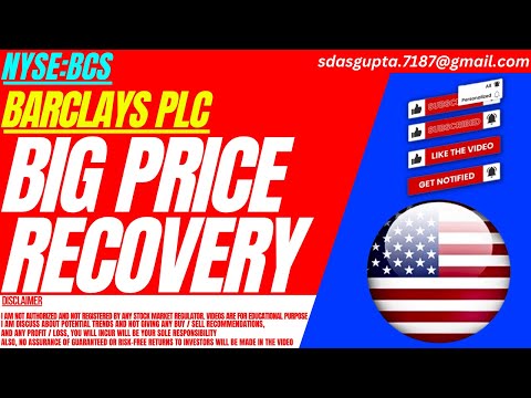 BIG PRICE RECOVERY : BCS STOCK ANALYSIS | BARCLAYS PLC STOCK