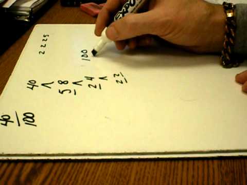 Percent to Fraction simplified, Finding Greatest Common Factor