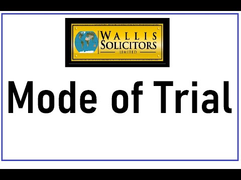 Mode of Trial