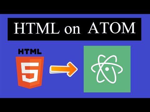 How to run HTML on Atom Editor