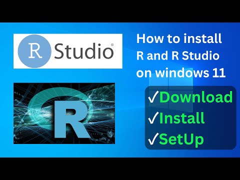 how to install R and R studio in windows 10 and 11 | how to install R programming language compiler