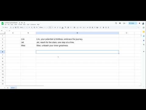 Using Gemini AI Formula Function In Google Sheet