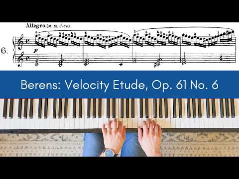 Hermann Berens: School of Velocity, Op. 61 No. 6