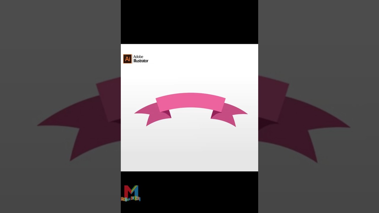 Design a Vector Banner Illustrator Tutorial #Short