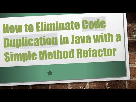 How to Eliminate Code Duplication in Java with a Simple Method Refactor