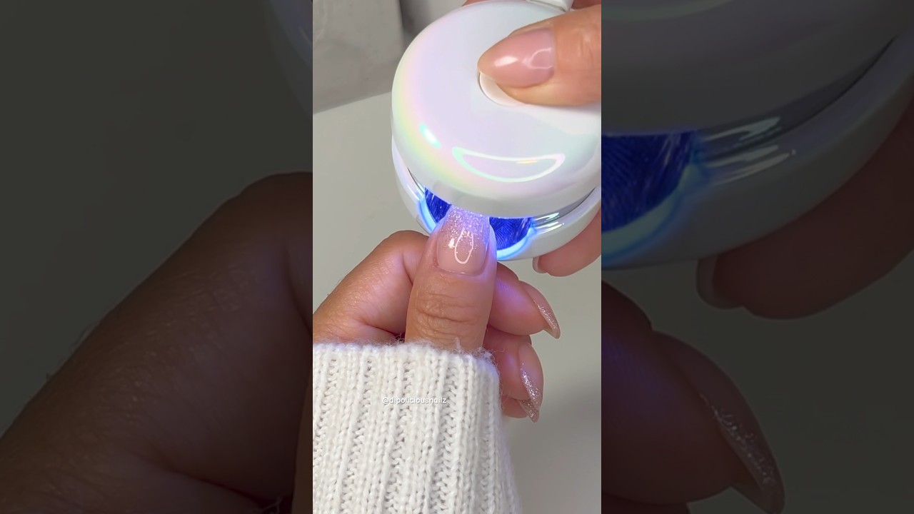 EASY GLITTER OMBRE | Summer Nails #unhas #nails #diynails #summernails #naildesigns #nailart #fyp