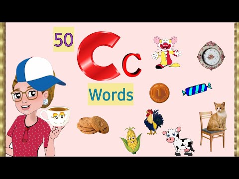 Words that start with C|phonic letter C|Letter C words|C words|#Cforwords|#alphabet|#learning|#kids