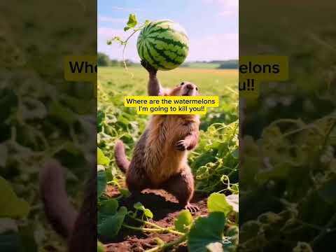 Hopefully, no one steals the watermelons, I m so sleepy
