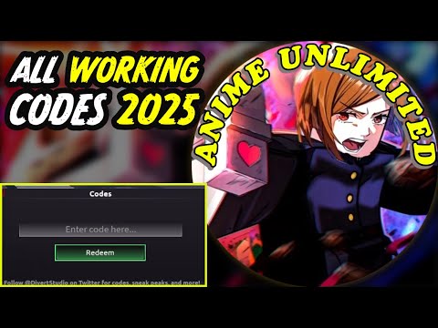 Anime Unlimited Codes June 2025 ⚠️New⚠️ ALL WORKING CODES Roblox Anime Unlimited 2025