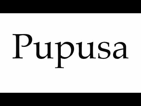 How to Pronounce Pupusa