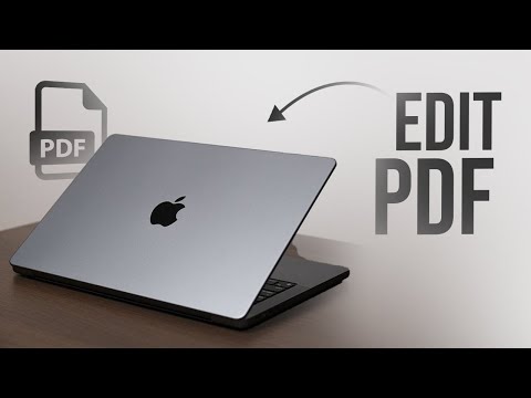 How to Edit PDF File in Macbook (tutorial)