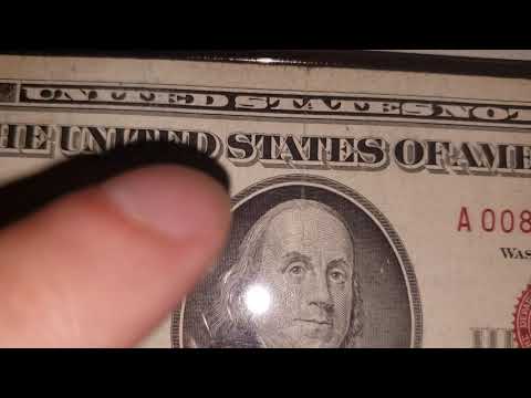 Series 1966 RED SEAL $100 Dollar Bill