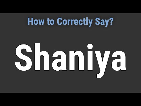 How to Pronounce Name Shaniya (Correctly!)