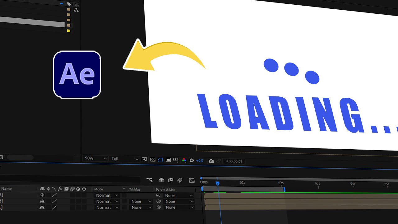 Create 3 Different Loading Animations in After Effects | After Effects Tutorial