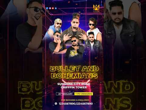 Animated Party Poster | Motion Flyer | After Effects