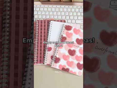 empty notebook ideas part 2 📒 #shorts #trending #journal