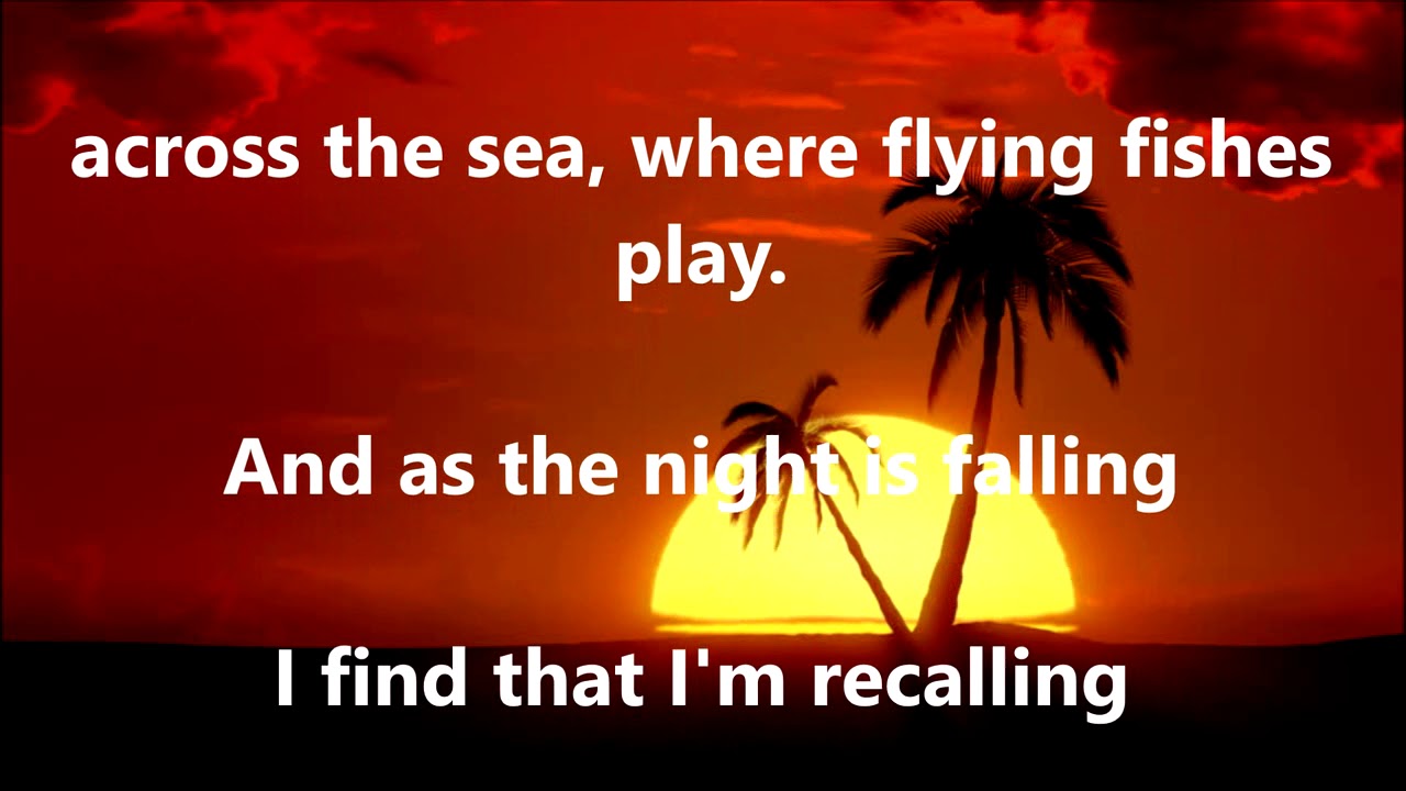 Avalon   AL JOLSON (with lyrics)
