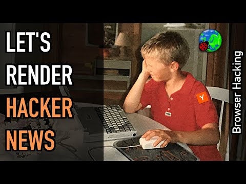 Browser hacking: Let's get Hacker News to render!