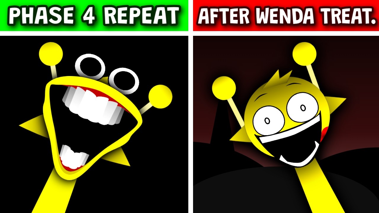 Sprunki Phase 4 But Everyone Is REPEAT After Wenda Treatment