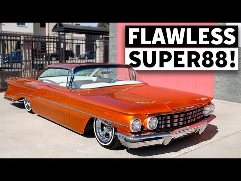 1960 Oldsmobile Super 88 Is 20 Feet of Custom Candy Orange Paint ...