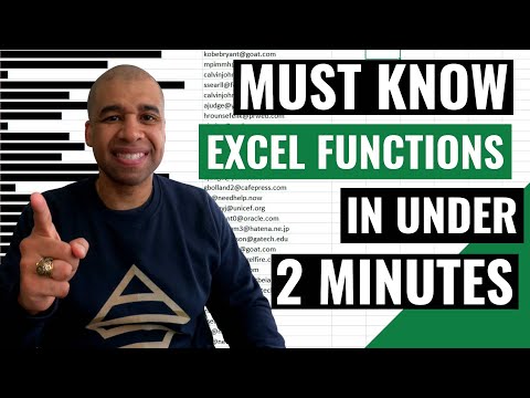 “Must Know” Excel Functions in Under 2 Minutes | Smoak Signals | Data ...