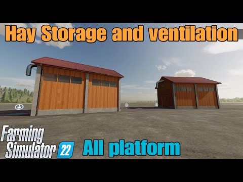 Hay Storage And Ventilation. / mod for all platforms on FS22